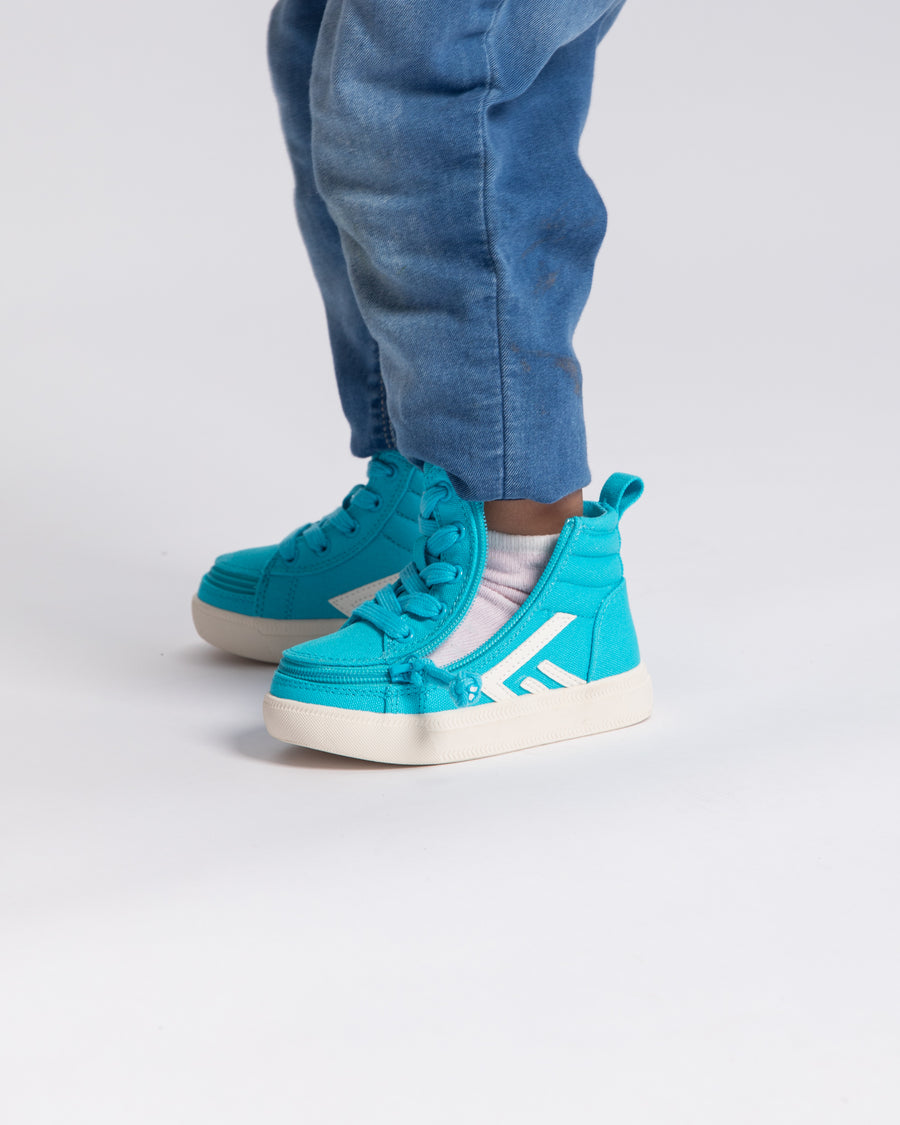 CS High Top (Kids) - Turquoise/White – EveryHuman
