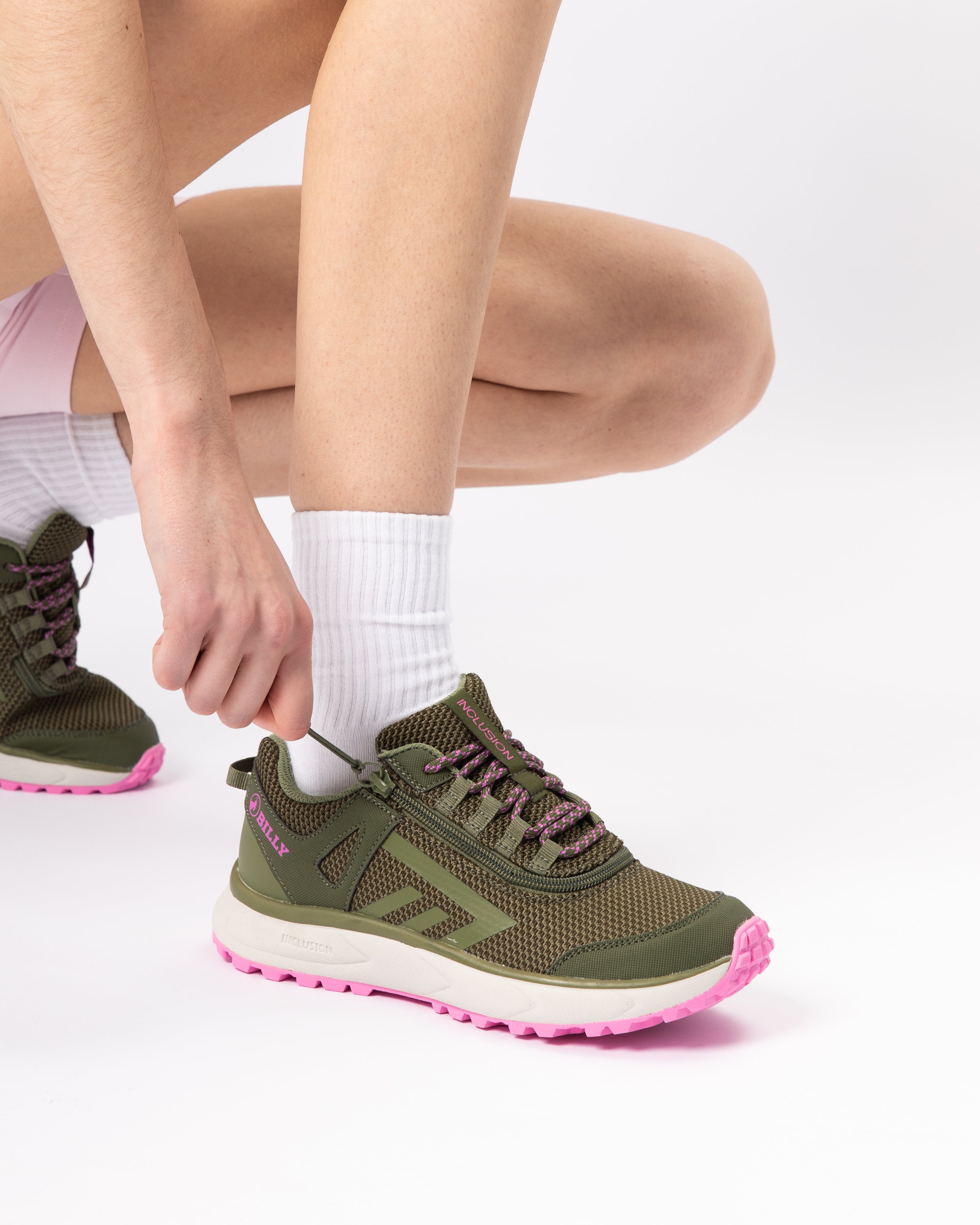 Inclusion Trail (Women) - Olive/Pink – EveryHuman